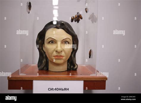 Artificial Head Of Margarita Simonyan Russian Journalist Media