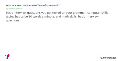 What Interview Questions Does Teleperformance Ask Teleperformance