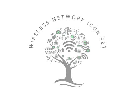 Wireless Network Icon Set On White Background 9830904 Vector Art At Vecteezy