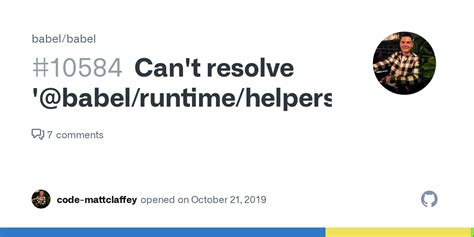 Can T Resolve Babel Runtime Helpers InteropRequireDefault Issue