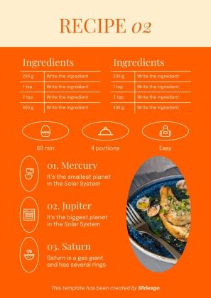 Clam Recipes Cookbook Google Slides PowerPoint