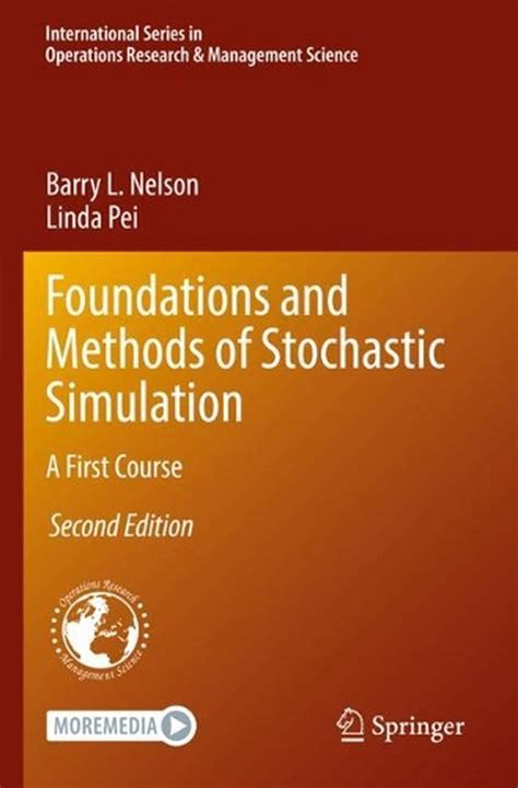Foundations And Methods Of Stochastic Simulation By Barry L Nelson Paperback 9783030861964