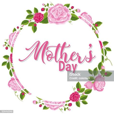 분홍색 장미와 행복한 어머니의 날을위한 템플릿 디자인 0명에 대한 스톡 벡터 아트 및 기타 이미지 0명 감정 개성 개념