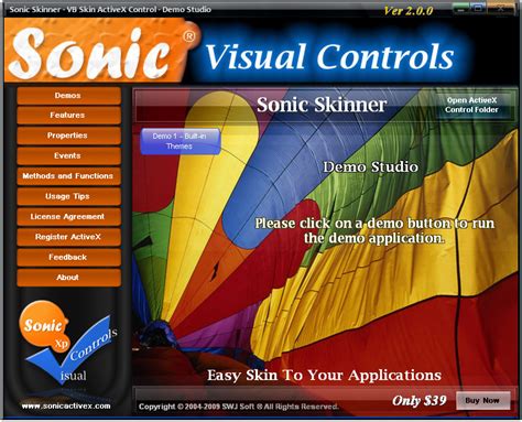 Skin Control Visual Basic 6 Activex Components