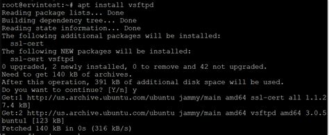how to install and configure vsftpd on ubuntu veeble hosting