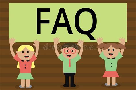 Handwriting Text Writing Faq Concept Meaning A List Of Questions And Answers Relating To A