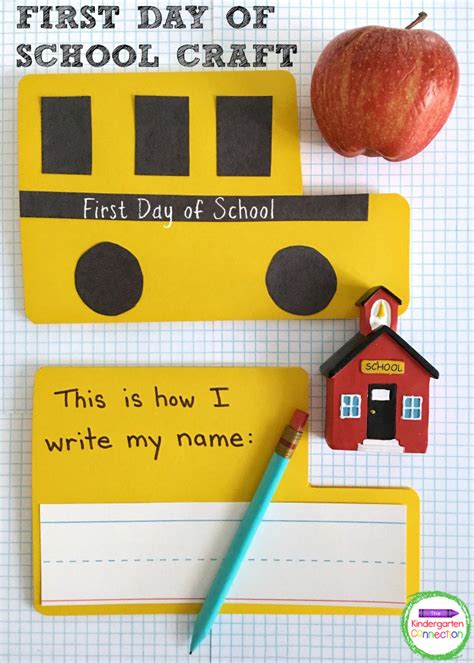 First Day At School Craft