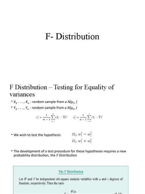 8 F Distribution Pdf