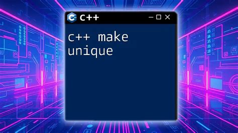 Mastering C Make Unique A Simple Guide For Beginners
