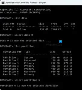 How To Delete Recovery Partition In Windows