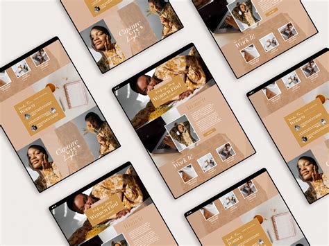 Wix Websit Template Capture Light Wix Themes ~ Creative Market