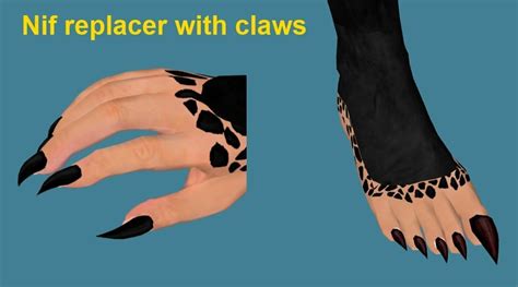 Is There A Toe Claw Mesh For Cbbe Unp Bodies Request And Find Skyrim