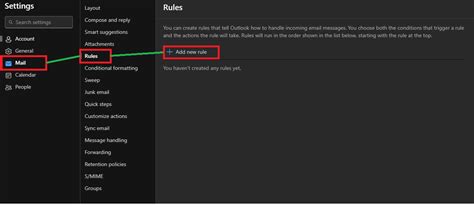What Happened To The Mailbox Rules In Outlook Microsoft Qanda