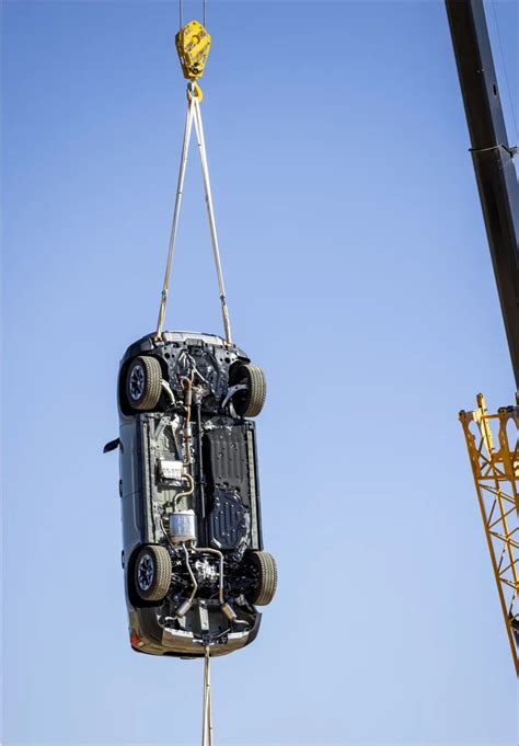 2026 Honda Passport Trailsport Proves Strength By Hanging From A Crane