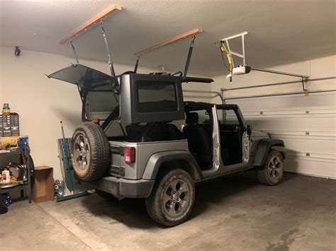 Redrock Manual Hard Top Hoist 07 18 Jeep Wrangler Jk 4 Door Redrock