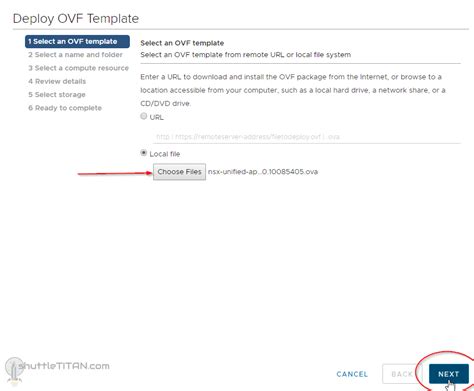 NSX T V Installation Step NSX T Manager Deploy Technology Blogs Primarily Focusing