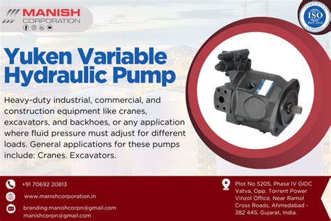 Yuken Variable Hydraulic Pump Manufacturer And Exports In Africa