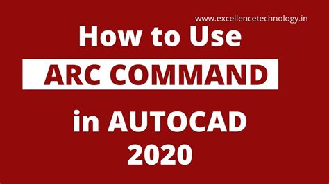 how to use arc command in autocad 2020 autocad tutorial in hindi