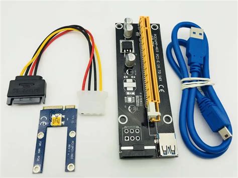 Usb Pcie X To Pci Express X Riser Card For Laptop External Graphics Card Gdc Miner Mini
