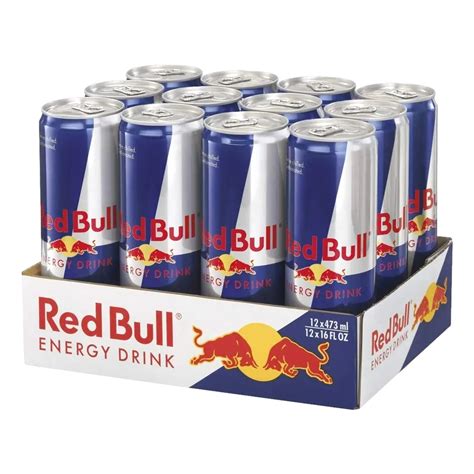 Red Bull Energy Drink 473ml Can Case Of 12 Camperdown Cellars