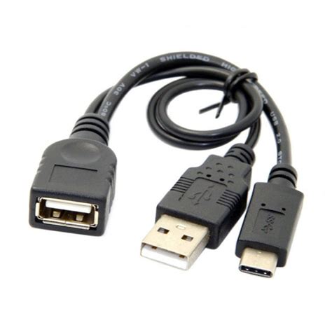 Chenyang CY USB C Type C USB 3 1 To USB 2 0 Female OTG Data Cable With Power For Phone Tablet