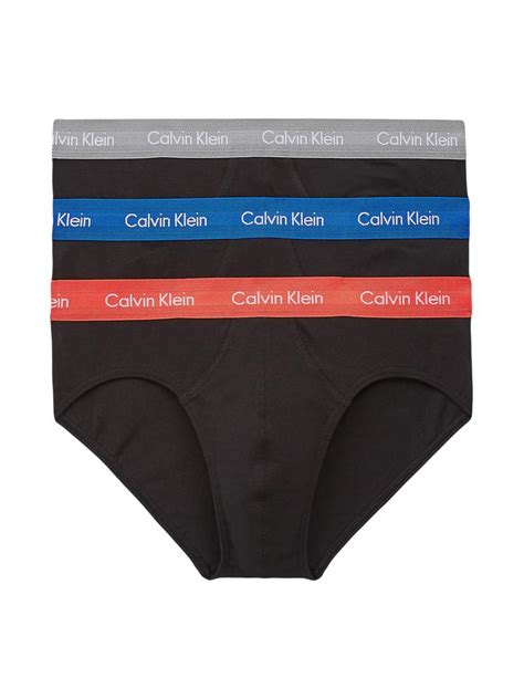 Calvin Klein 3p Hip Brief Cotton Stretch