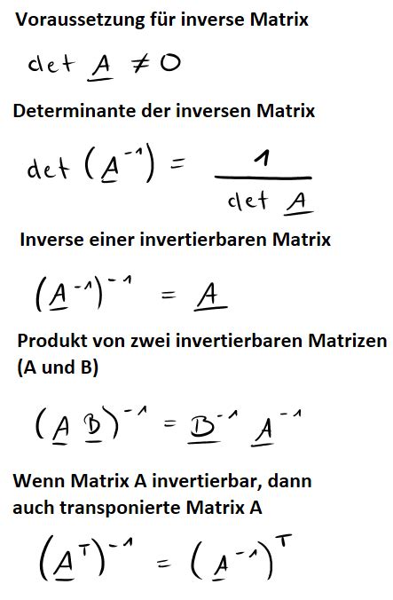 Inverse Matrix Einfach Berechnen Schritt Für Schritt