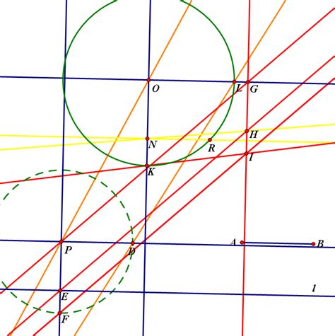 尺规作图变种尺圆作图四 哔哩哔哩