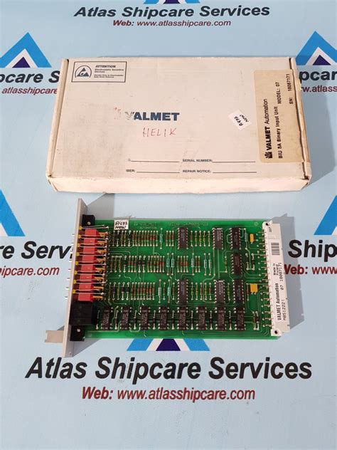 Valmet Automation Biu8a M851222 Binary Input Module Atlas Shipcare Services