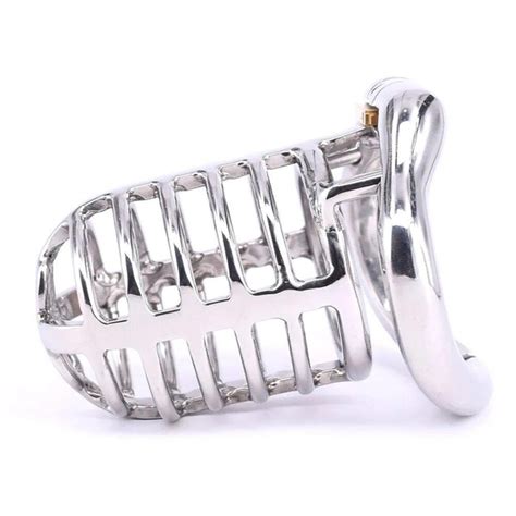 72mm Long Stainless Steel Male Chastity Devices Metal Ball Cage