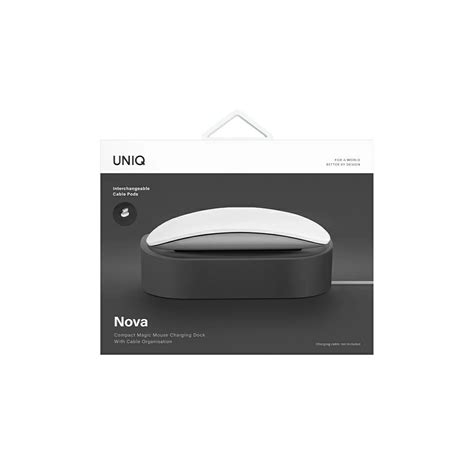 Uniq Nova Magic Mouse Docking Station Dark Grey