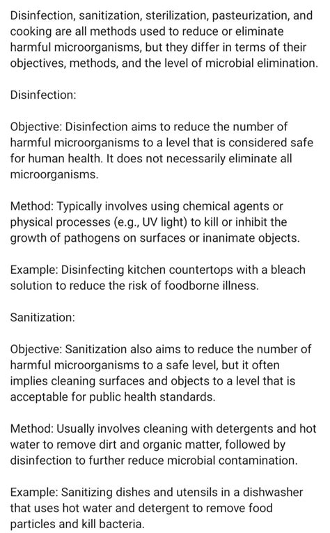 Aitazaz Nazir On Linkedin Concept Of Disinfection Sanitization Pasteurization And Sterilization