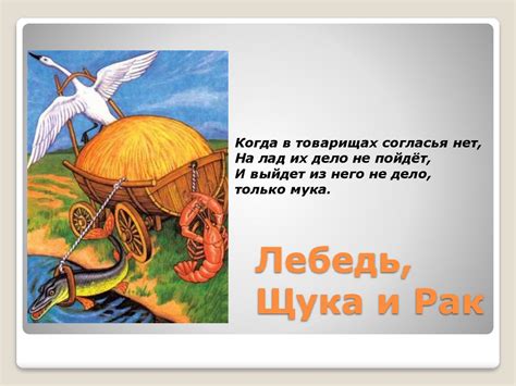 И.А. Крылов «Лебедь, Щука и Рак» - online presentation