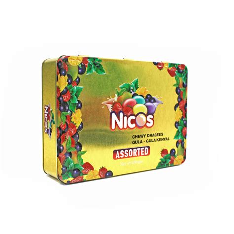 Rectangular Embossed Candy Tin Factory