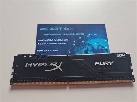 Kingston Hyperx Fury 8gb Ddr4 Pc4 3200 Mhz Račun R1 Jamstvo