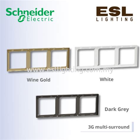 Schneider Avataron C 3 Gang Multi Surround E8731 36 We E8731 36 Wg