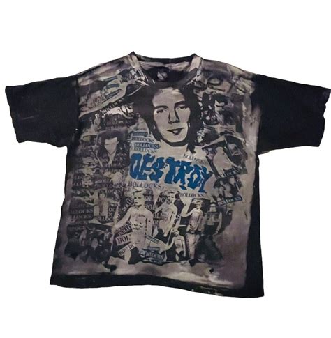 Vintage Rare Mosquitohead Punk T Shirt Sex Pistols Jo Gem