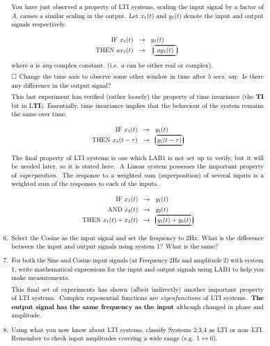 Matlab Linear Time Invariant Systems There Is A Chegg Com