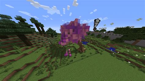 Дерево Сакура на сервере Basalt Craft Выживание постройки и локации C разных серверов