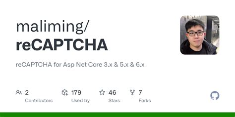 GitHub Maliming ReCAPTCHA ReCAPTCHA For Asp Net Core 3 X 5 X 6 X