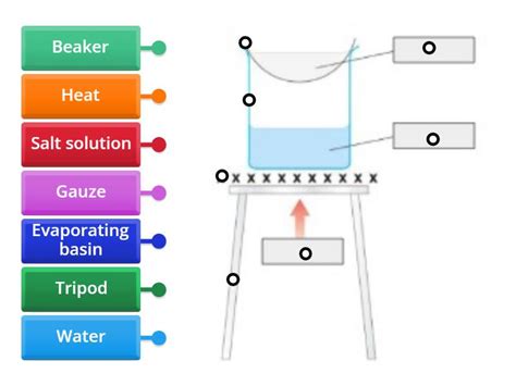 Crystallisation Labelled Diagram