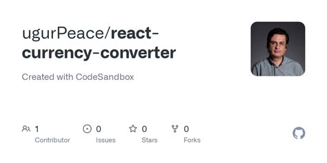 Github Ugurpeace React Currency Converter Created With Codesandbox