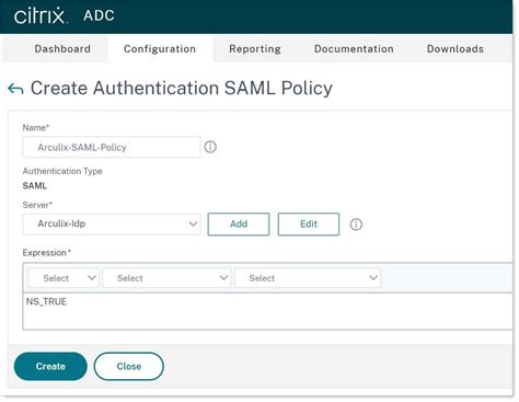 citrix adc saml integration