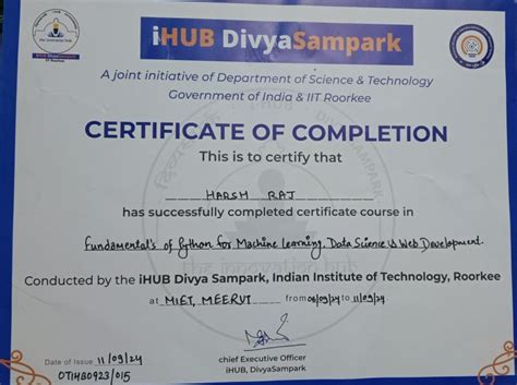 Machinelearning Datascience Python Webdevelopment Iitroorkee