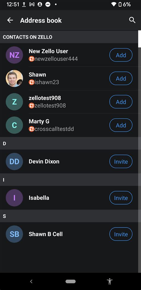 Android User Guide Zello Support