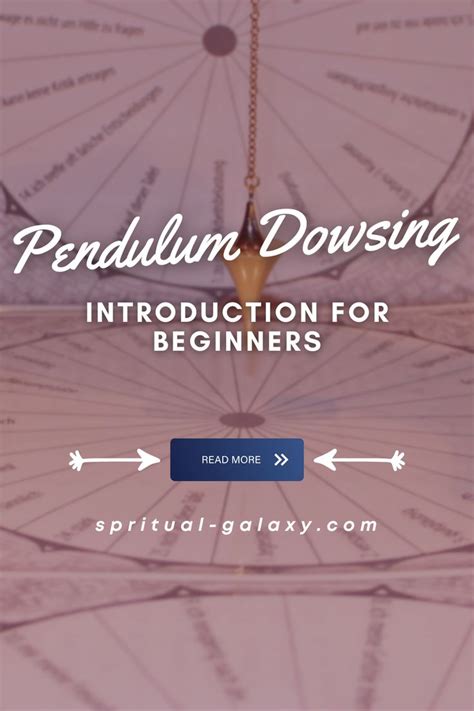 Pendulum Dowsing For Beginners