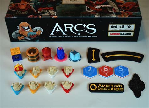 Arcs Base Game Token Upgrades All Set Board Game Bliss