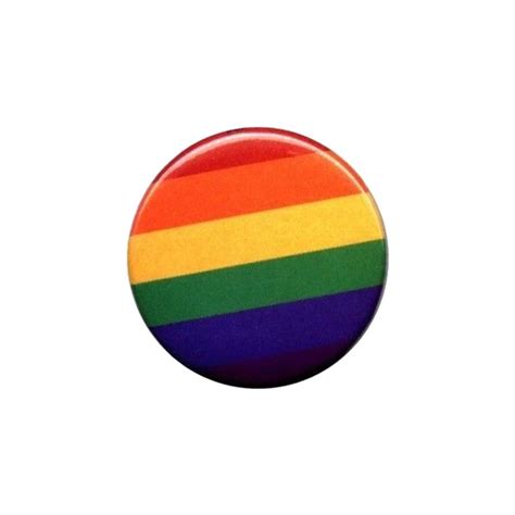 Rainbow Button Pin