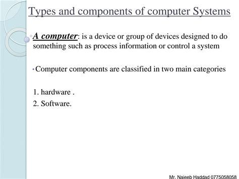 SOLUTION Types And Components Of Computer Systems IGCSE Studypool