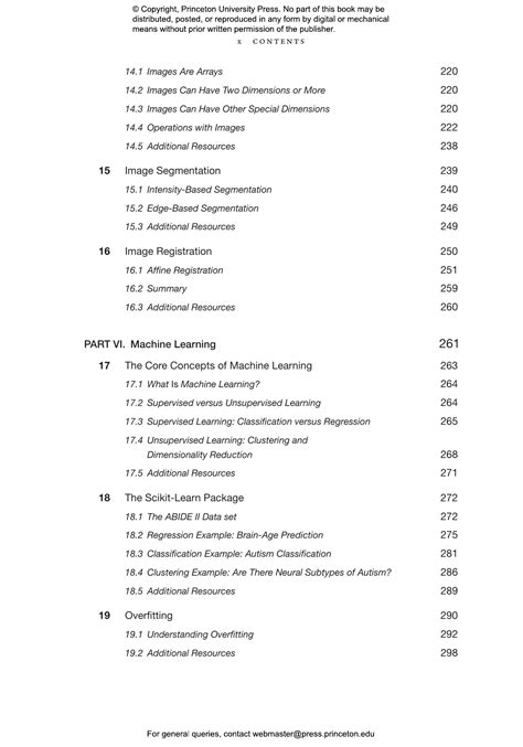 Data Science For Neuroimaging Princeton University Press